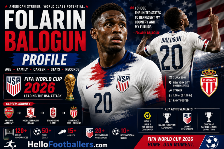 Folarin Balogun Profile: Age, Family, Career, Stats, Net Worth, FIFA ...