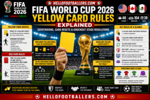 FIFA World Cup 2026 Yellow Card Rules Explained: Suspensions, Card ...